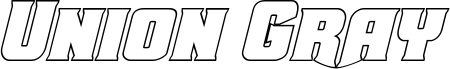 Union Gray font | Fonts2u.com