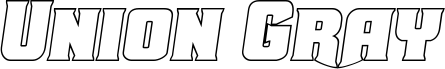 Union Gray font | Fonts2u.com