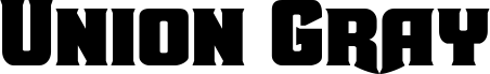 Union Gray Outline font | Fonts2u.com