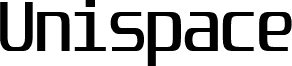 Unispace-Bold font | Fonts2u.com