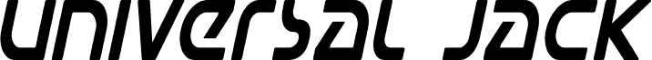 Universal Jack font | Fonts2u.com