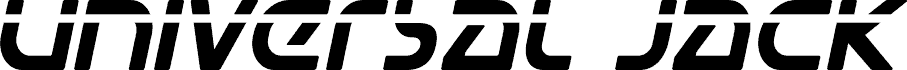 Universal Jack font | Fonts2u.com