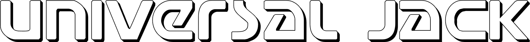 Universal Jack Shadow font | Fonts2u.com