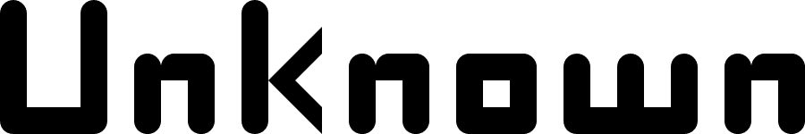 Unknown Regular 字体 | Fonts2u.com
