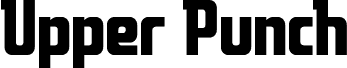 Upper Punch Expanded Italic font | Fonts2u.com