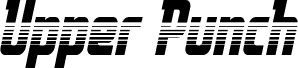 Upper Punch Gradient font | Fonts2u.com