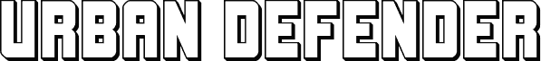 Urban Defender Laser font | Fonts2u.com