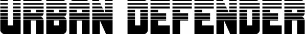 Urban Defender Laser font | Fonts2u.com