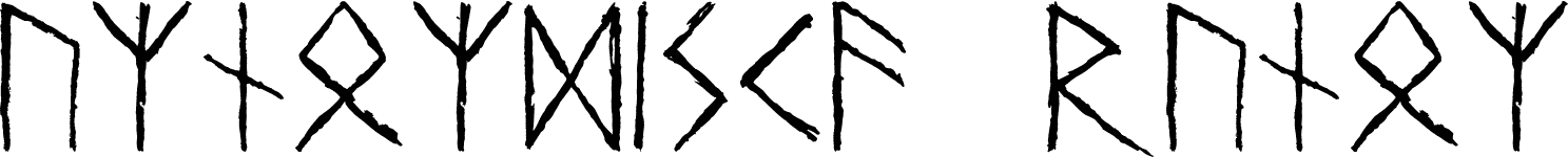 Urnordiska Runor font | Fonts2u.com
