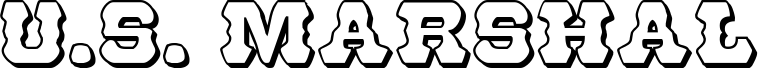 U.S. Marshal font | Fonts2u.com