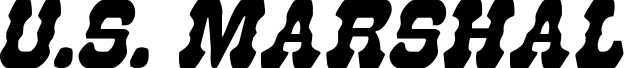 U.S. Marshal Condensed font | Fonts2u.com
