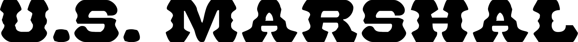 U.S. Marshal Expanded font | Fonts2u.com