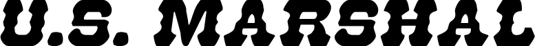 U.S. Marshal font | Fonts2u.com