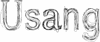 Usang Regular font