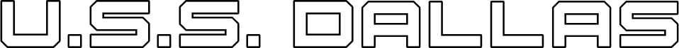 U.S.S. Dallas Expanded font | Fonts2u.com