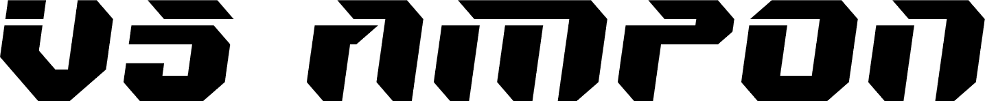 V5 Ampon Slanted font