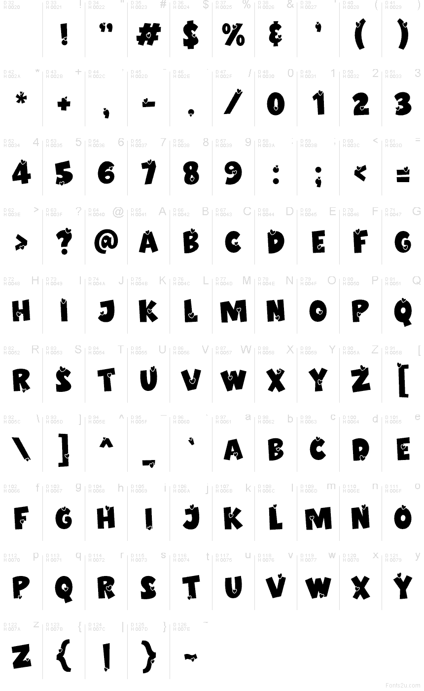 Valentine Wildflower Sans Demo font | Fonts2u.com