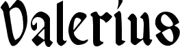 Valerius font | Fonts2u.com