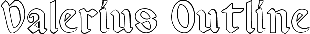 Valerius font | Fonts2u.com