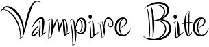 Vampire Bite Solid font | Fonts2u.com