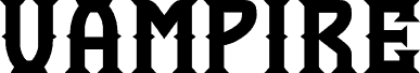 Vampire Regular font | Fonts2u.com