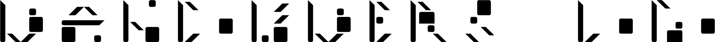 Vancouver's logo Regular font