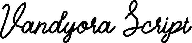 Vandyora Script font | Fonts2u.com