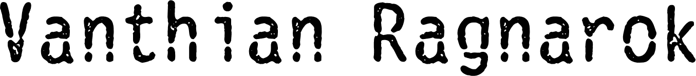Vanthian Ragnarok font