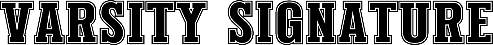 Varsity Signature Outline font | Fonts2u.com