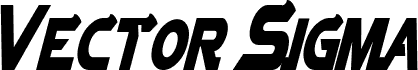 Vector Sigma font