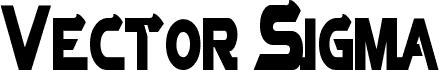 Vector Sigma font
