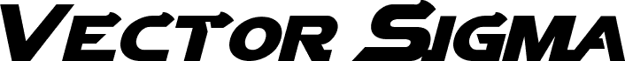Vector Sigma font