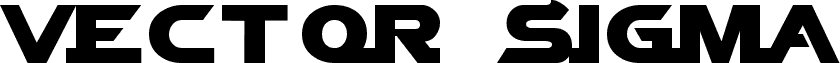 Vector Sigma font