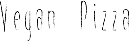Vegan Pizza font | Fonts2u.com