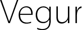 Vegur-Regular font