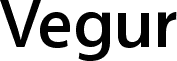 Vegur-ExtraLight font