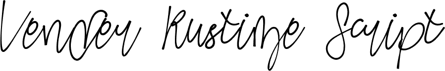 Vender Rustime Demo Script font | Fonts2u.com