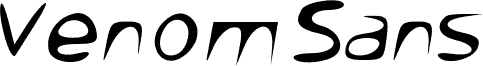 Venom Sans font