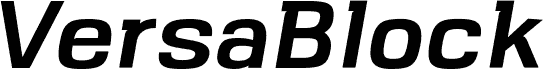 VersaBlock Bold font | Fonts2u.com