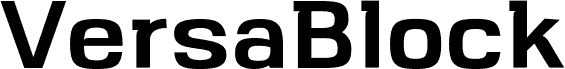 VersaBlock Bold font | Fonts2u.com