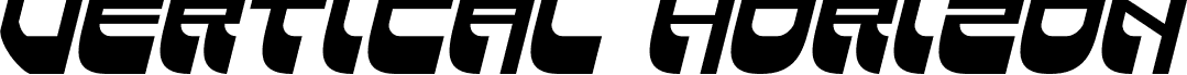 Vertical Horizon Bold font
