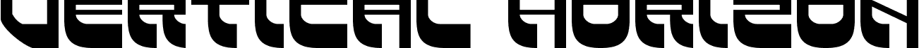 Vertical Horizon Outline font