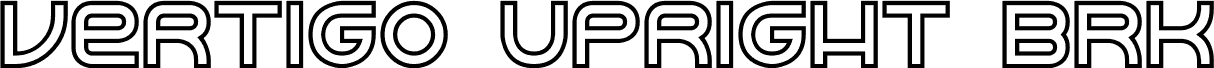 Vertigo Upright 2 BRK font | Fonts2u.com