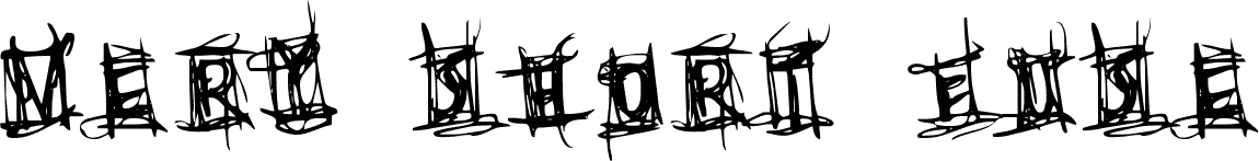 Very Short Fuse font | Fonts2u.com