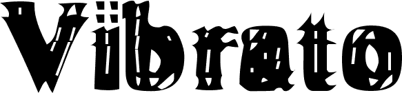 Vibrato font | Fonts2u.com