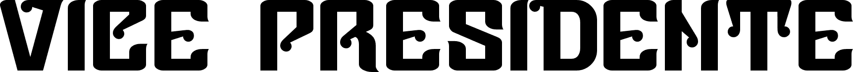 Vice Presidente font