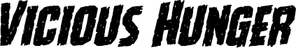 Vicious Hunger Condensed font