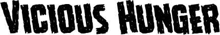 Vicious Hunger Rotated 2 font | Fonts2u.com
