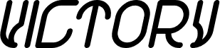 VICTORY Bold font