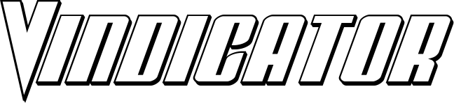 Vindicator 3D Italic font | Fonts2u.com